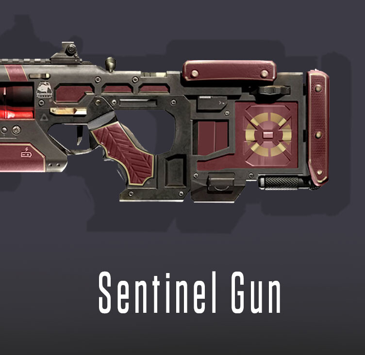 ArtStation - Sentinel Gun Skin With Revenant Theme
