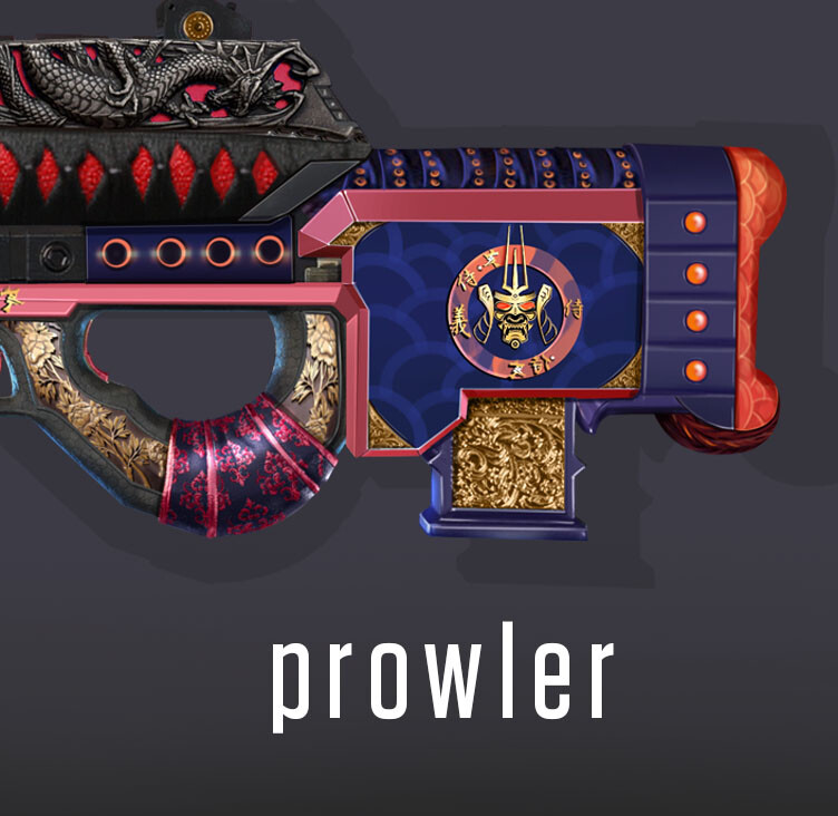 ArtStation - Prowler gun samurai skin