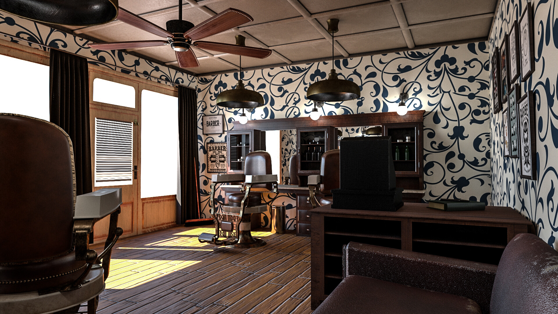 ArtStation - Barber Shop