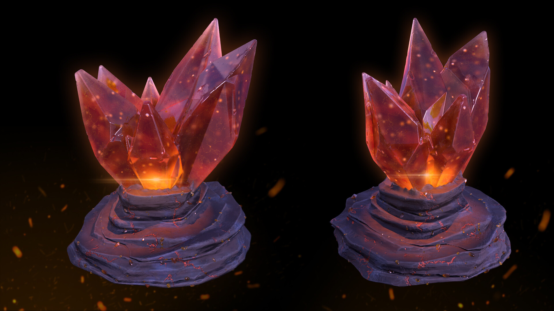 ArtStation - Procedural crystals_Houdini