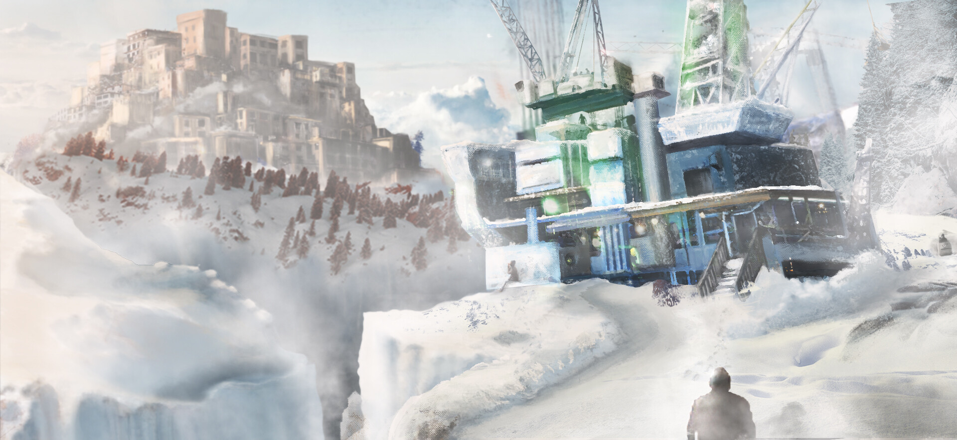 ArtStation - Snowy Mountain Factory