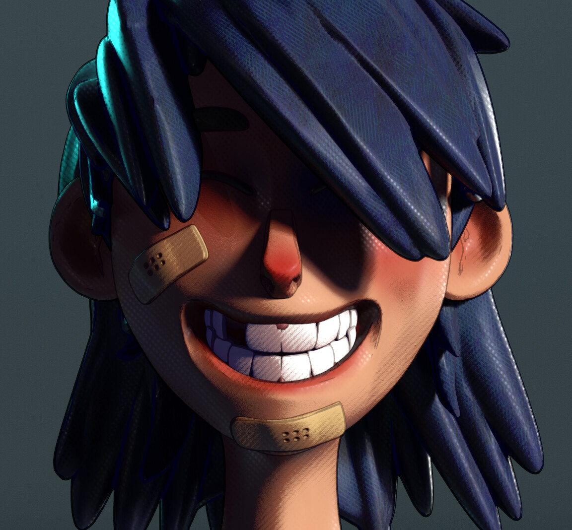 ArtStation - Shading practices (Spiderverse look and comic look)