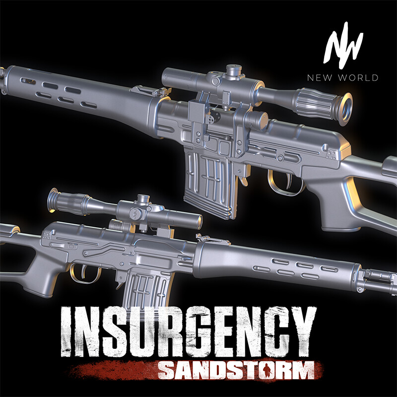 ArtStation - Insurgency: Sandstorm - SVD Dragunov