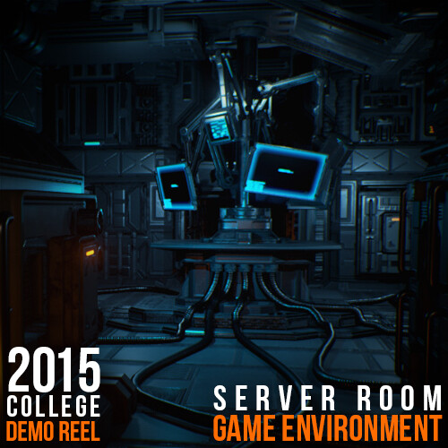 ArtStation - Server Room - UE4 Game Environment