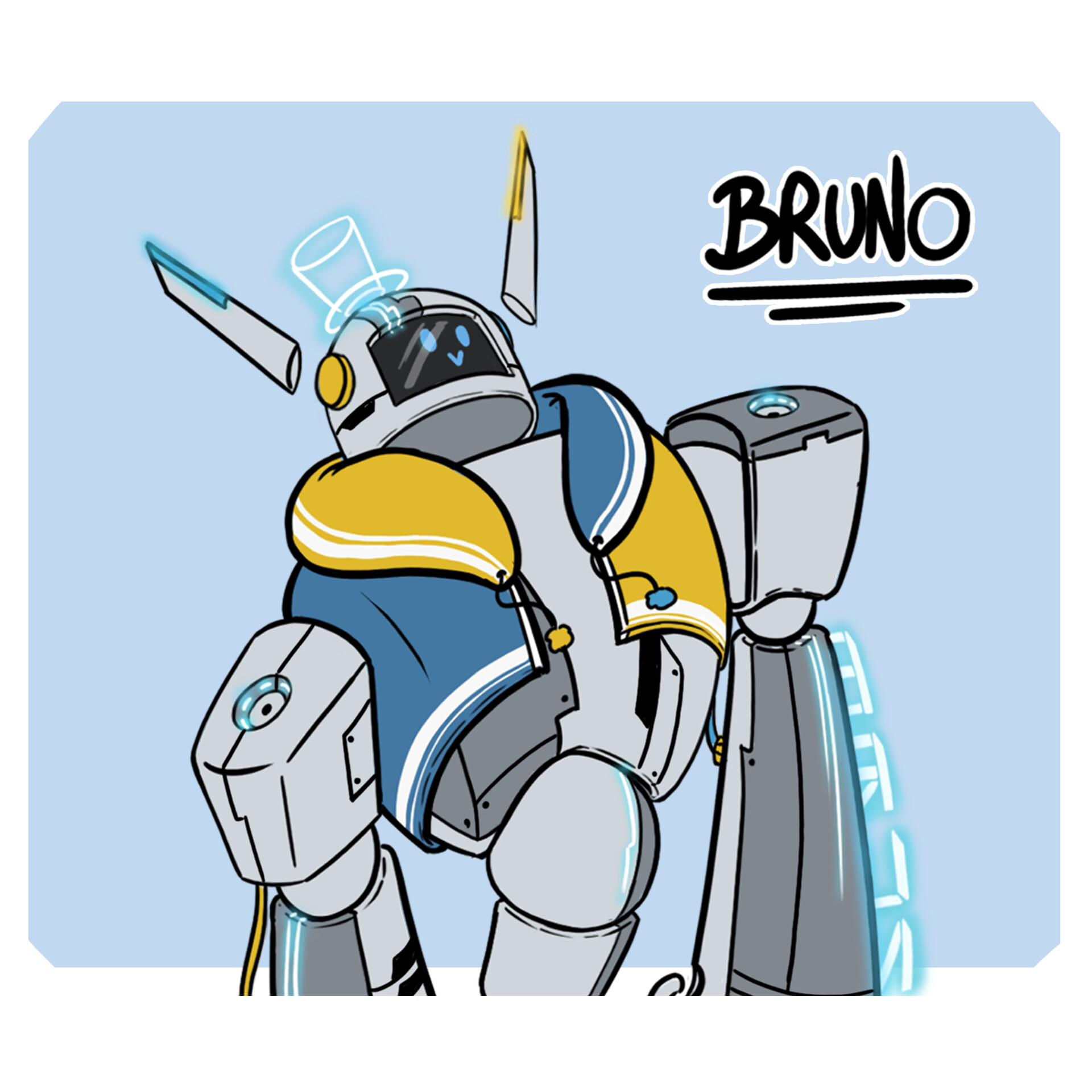 ArtStation - Bruno - Character Design Protagonist [Student Work]