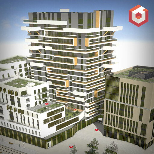 ArtStation - Hyperion tower, webGL archViz app