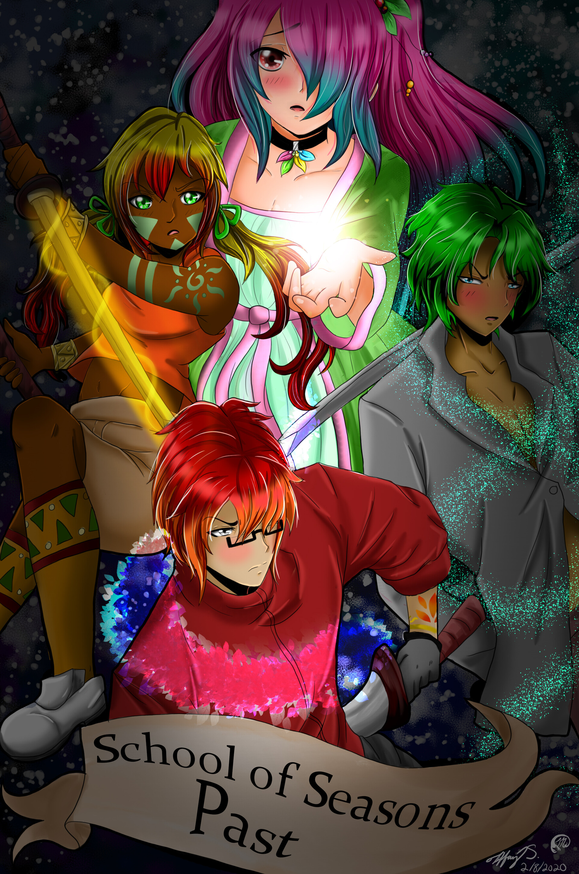 ArtStation - School of Seasons Past New Cover