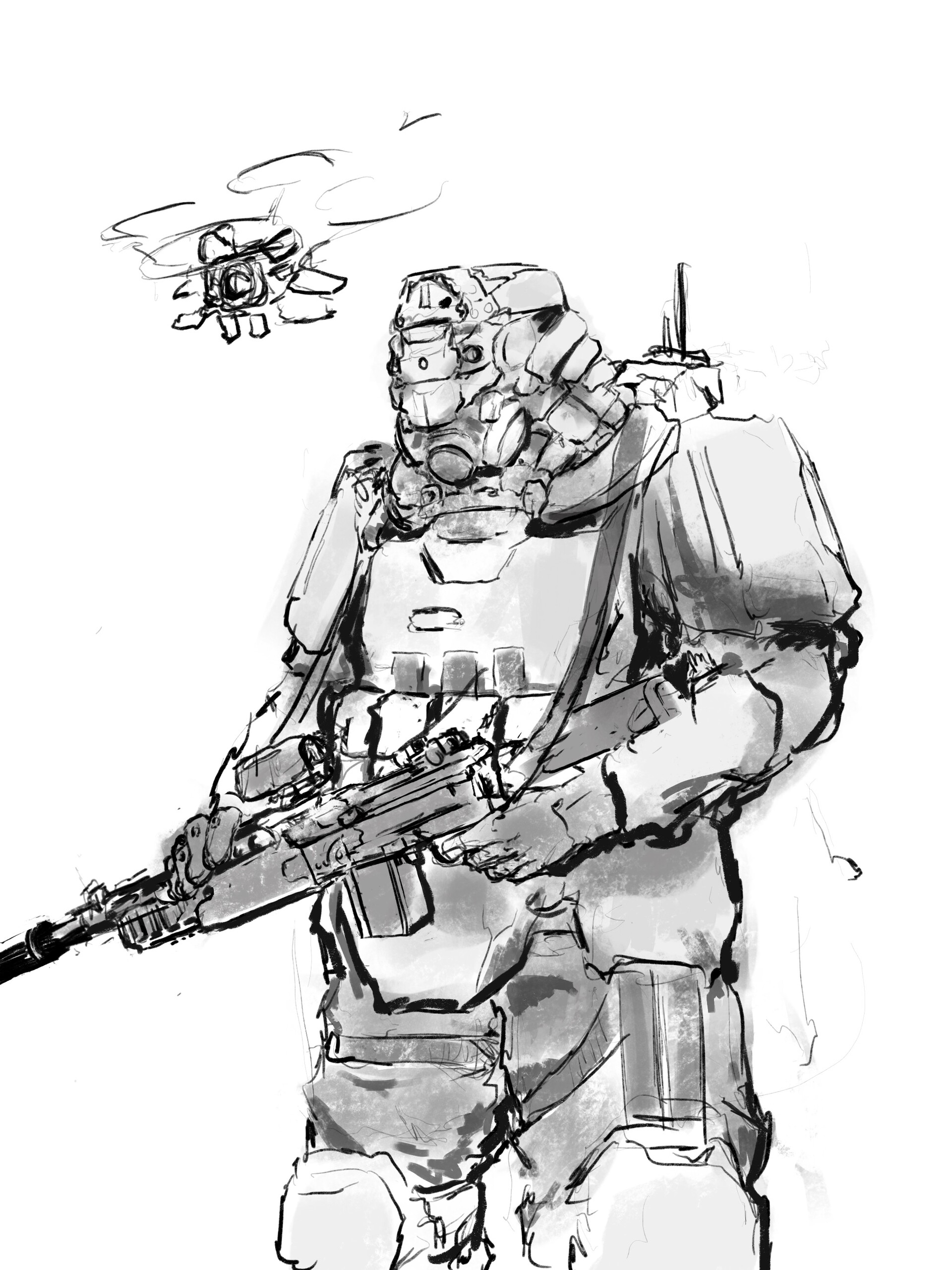 ArtStation - Character Concept: Scout Marksman