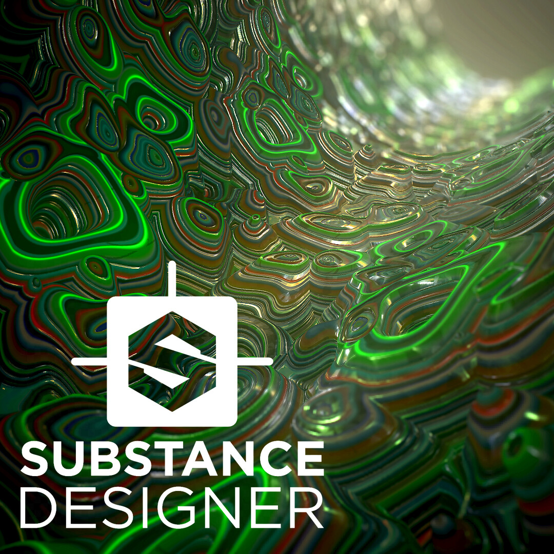 ArtStation - Fluid Acrylics Abstraction Substance Designer