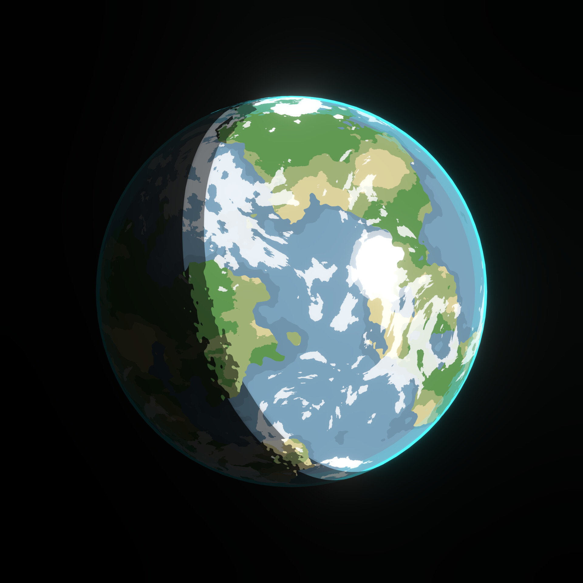 ArtStation - Procedural Planet Shader
