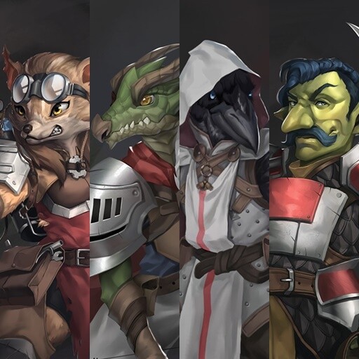 ArtStation - Dungeons and Dragons Heroes IX