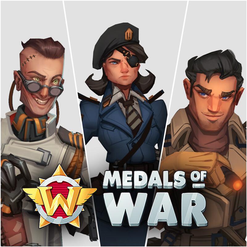 ArtStation - Medals of War Officer concepts