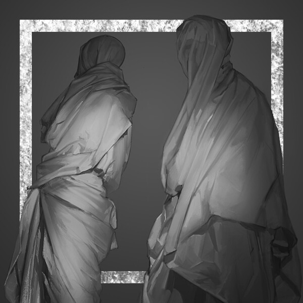ArtStation - Ghosts - Drapery Study