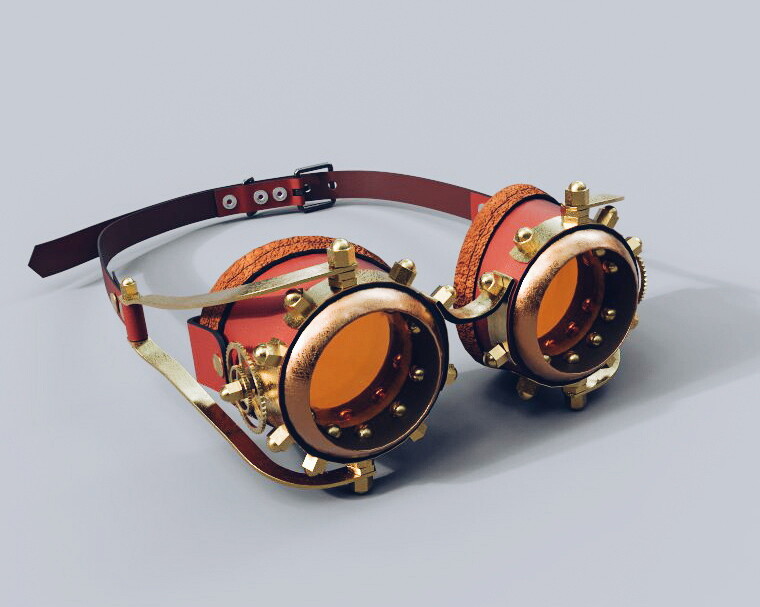 ArtStation - Steampunk Goggles