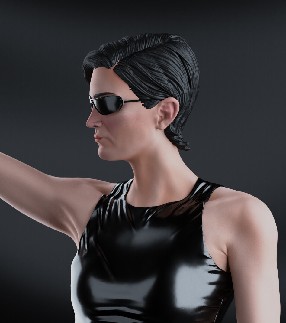 ArtStation - Trinity's "Dodge this" - Matrix