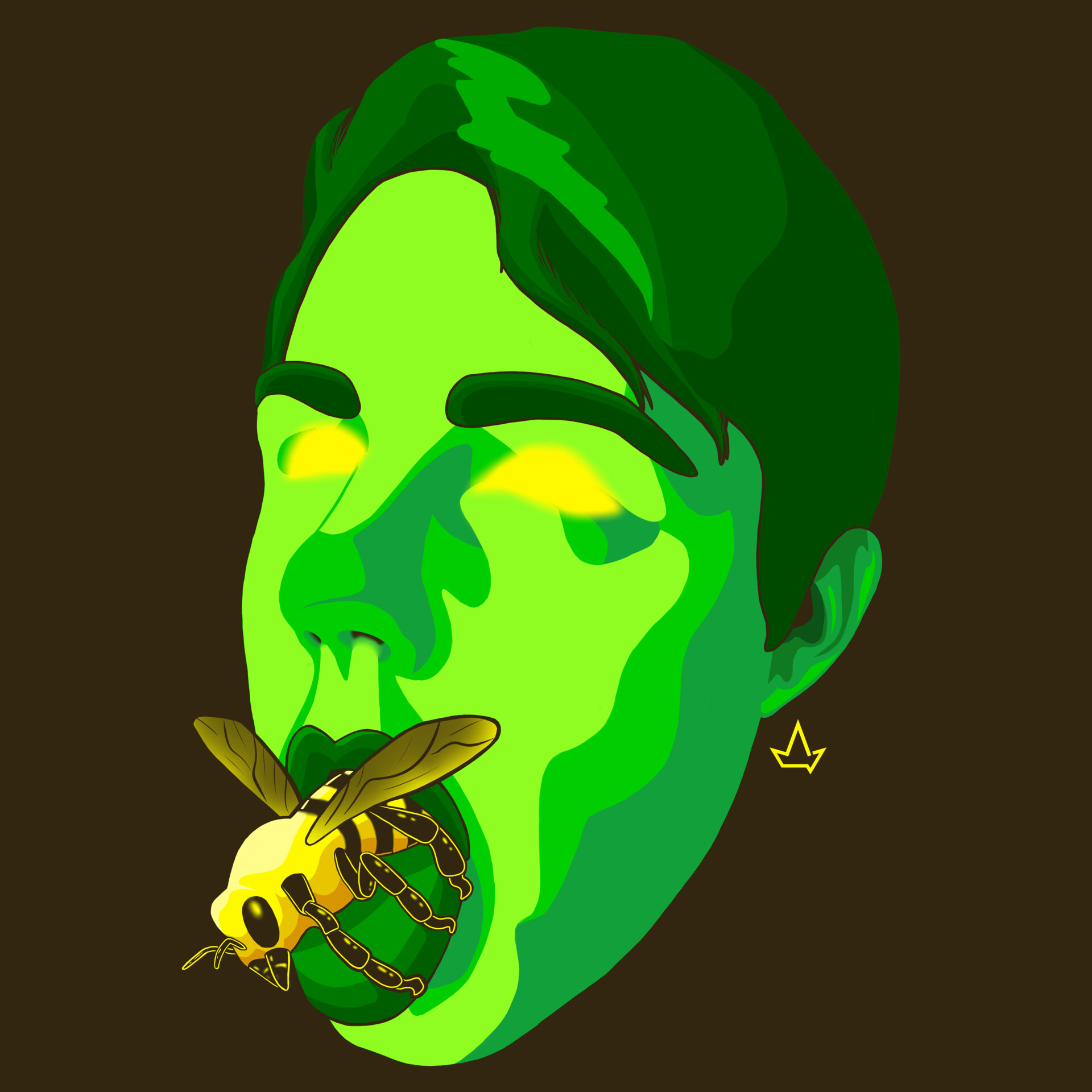 Drake Alan - Honey Illustrative Portrait