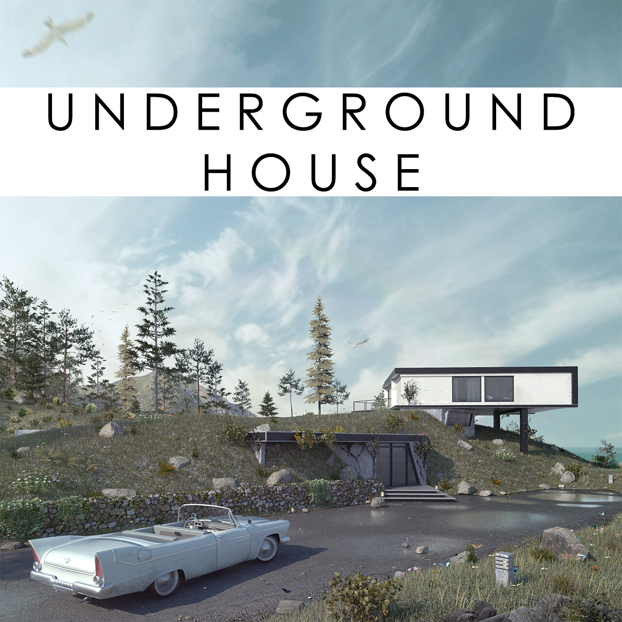 ArtStation - UNDERGROUND HOUSE