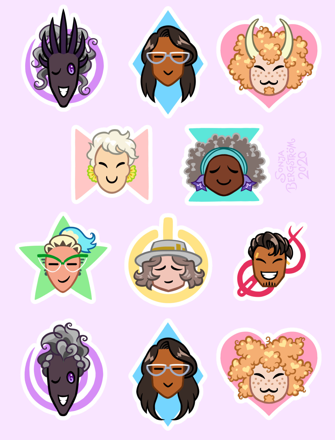 ArtStation - Chibi Character Icons