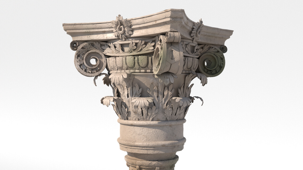 ArtStation - Modern composite column
