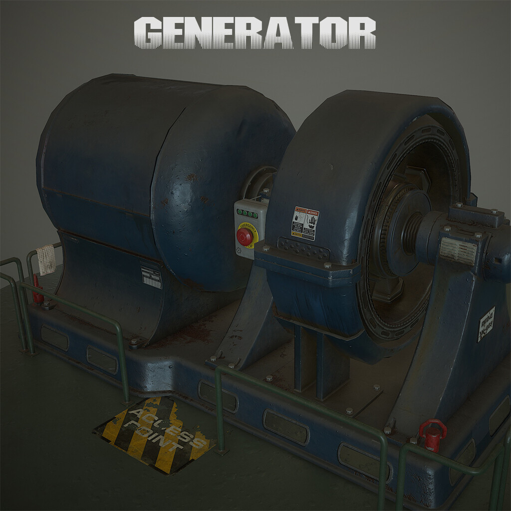 ArtStation - Generator Low poly