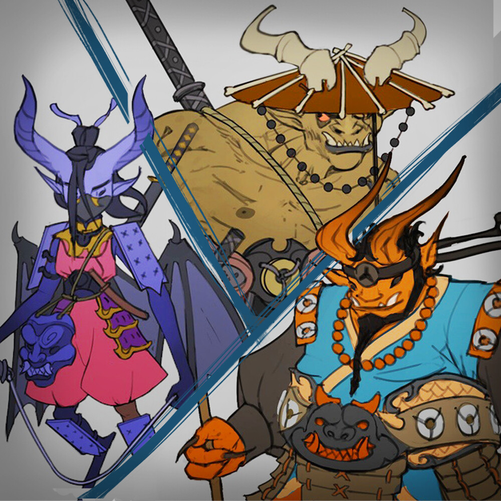 ArtStation - Ninja demons