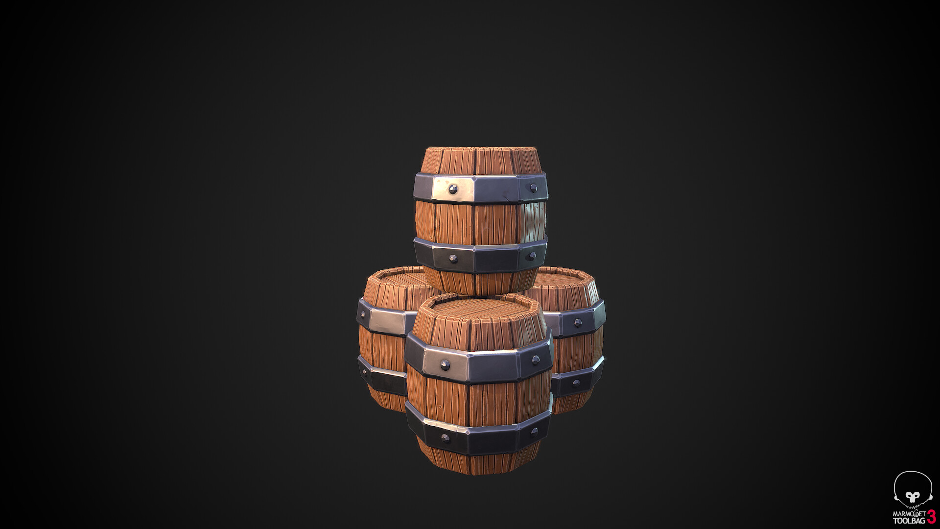 ArtStation - Stylized Barrel