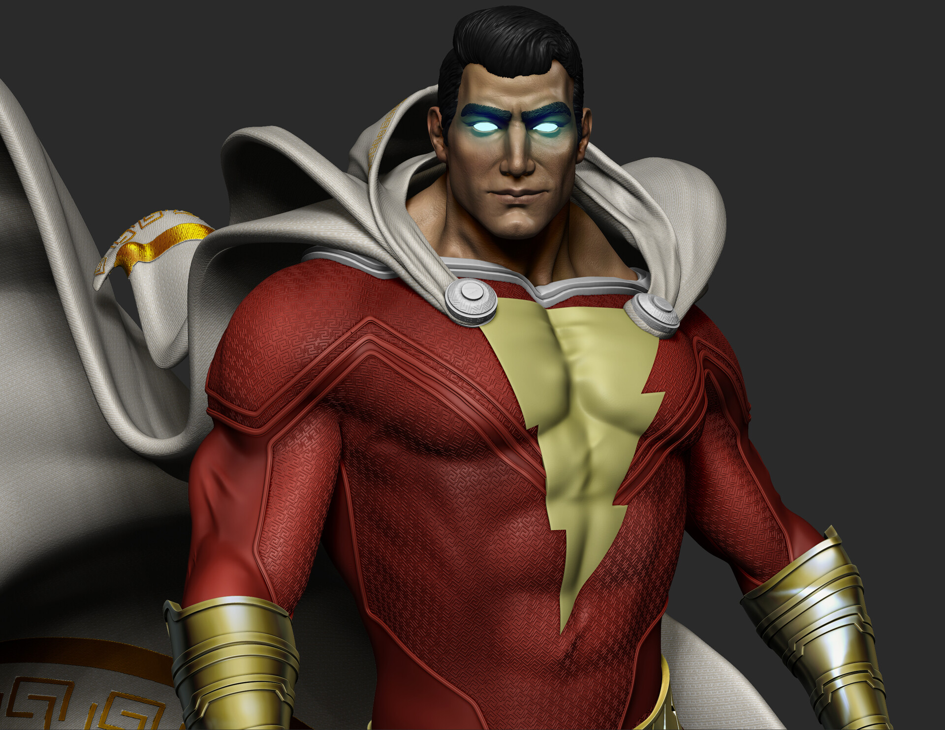 ArtStation - 1/4 Shazam Statue