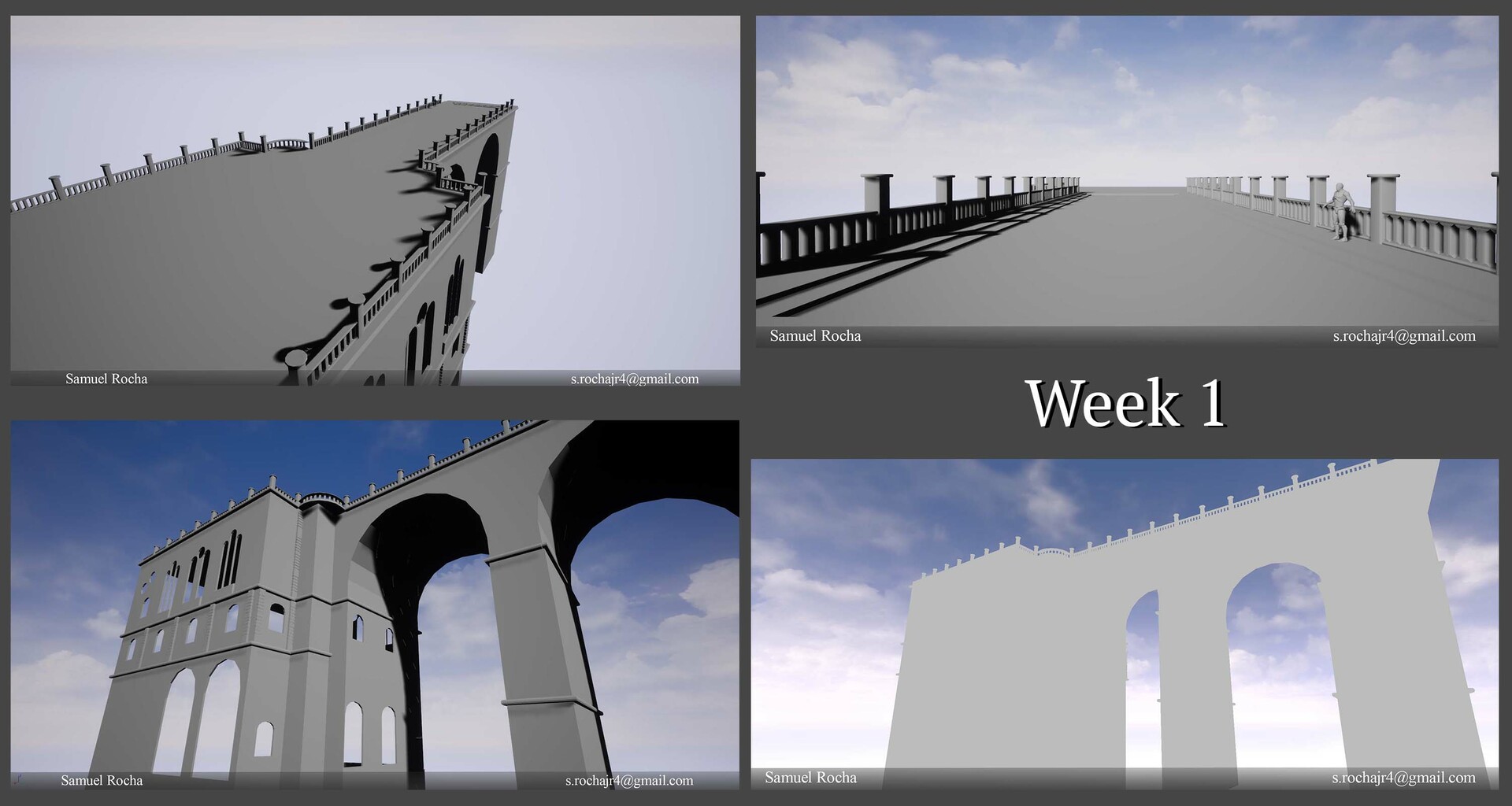 ArtStation - Cathedral Catwalk Process Breakdown
