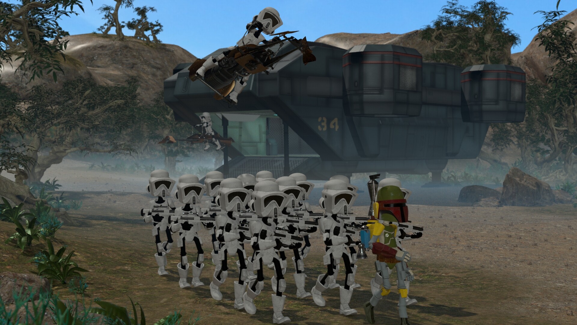 ArtStation - Galaxy Empire Imperial Troops Deployment