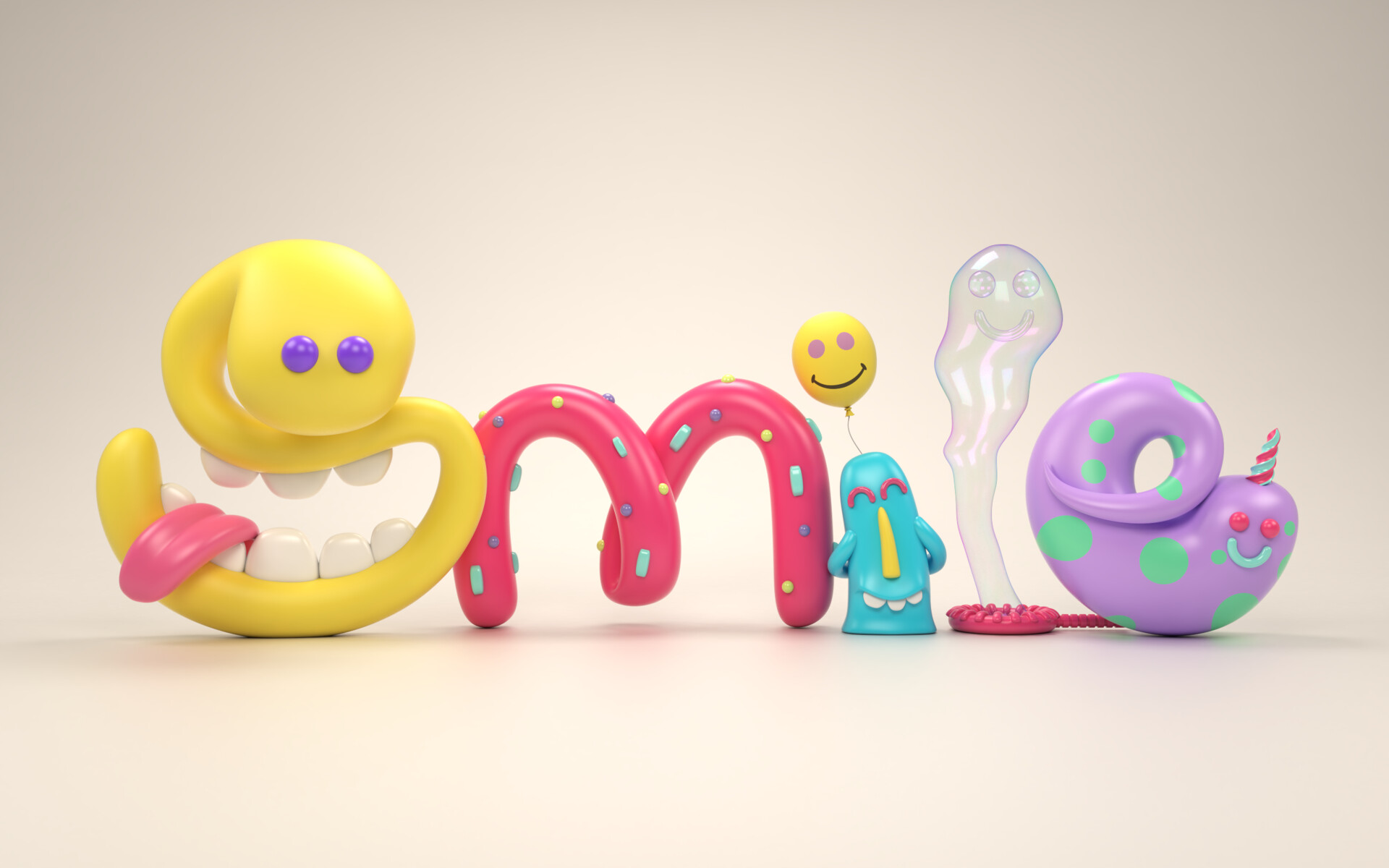 ArtStation - Lettering Smile