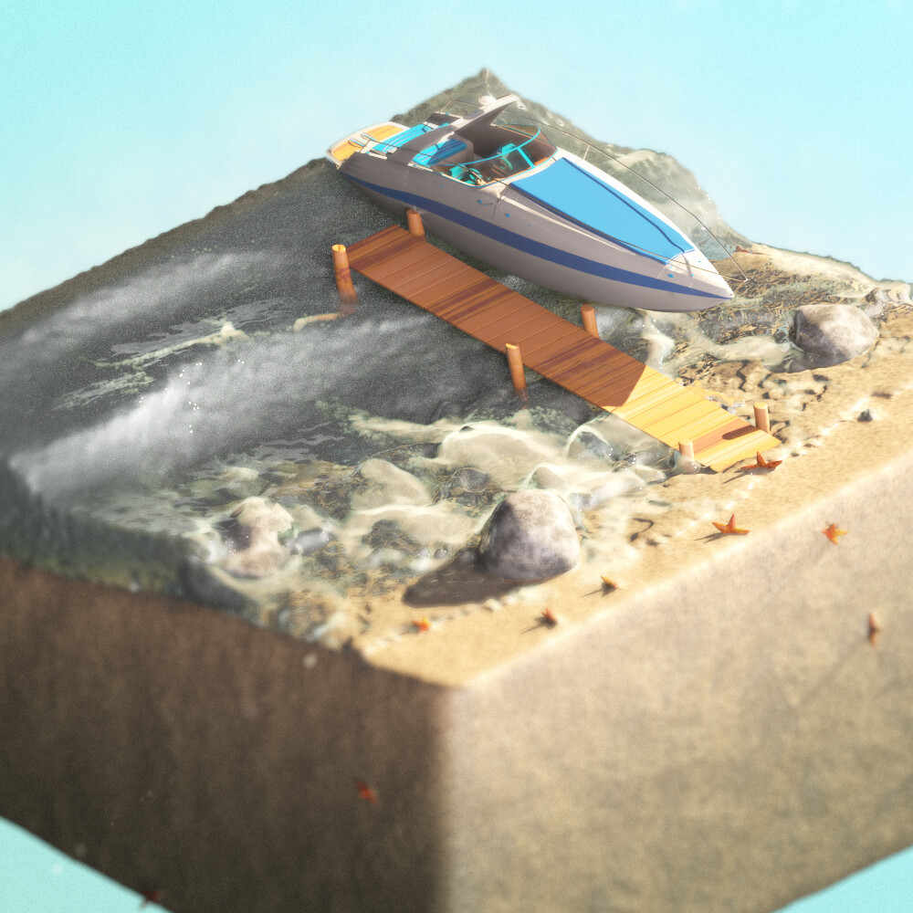 ArtStation - Houdini ocean