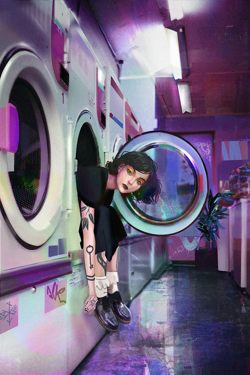 ArtStation - Love Laundry Day