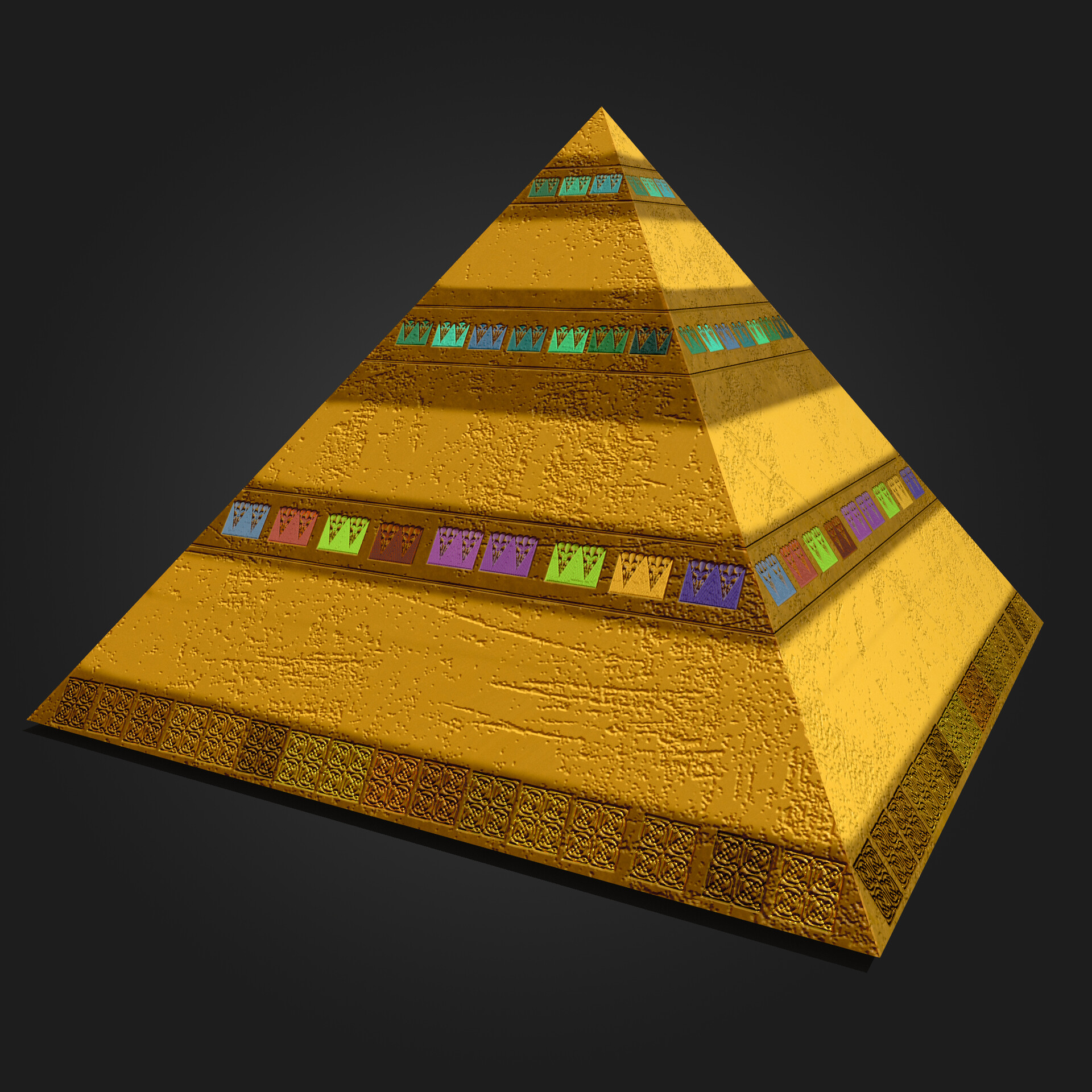 ArtStation - Stylized Pyramid Art