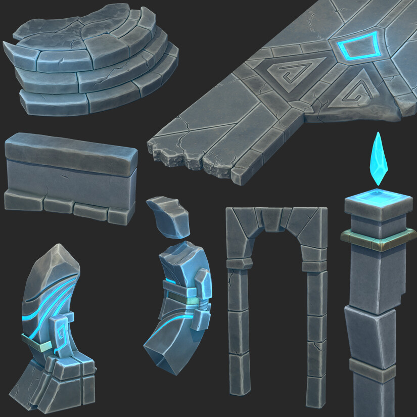 ArtStation - Modular Components - Fantasy Portal