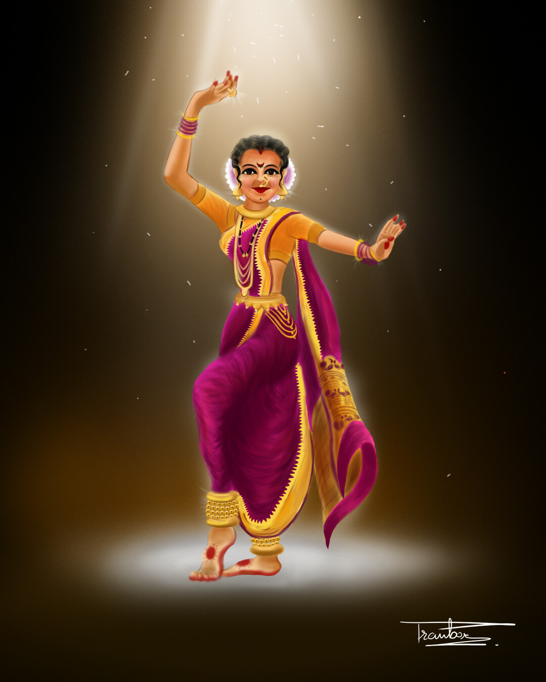 pranav borse - लावणी नृत्यांगना