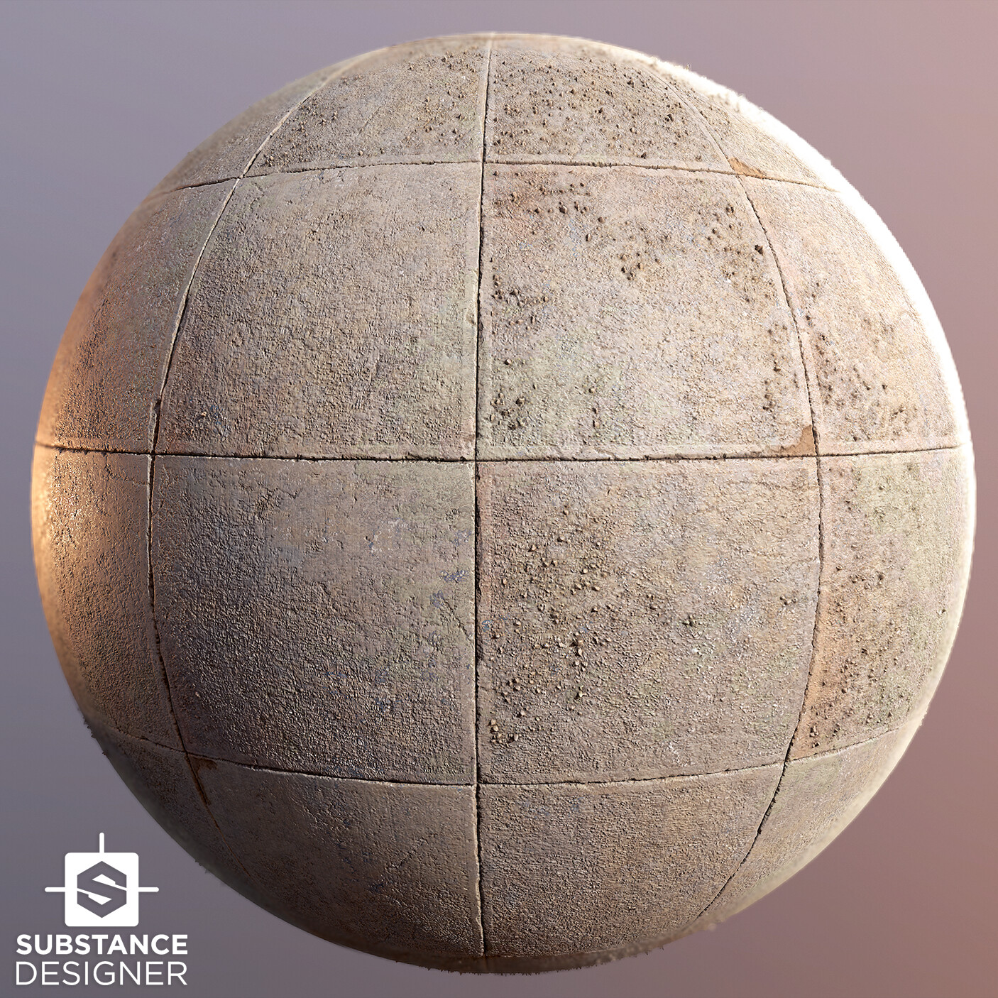 ArtStation - Substance Designer - Concrete Slabs