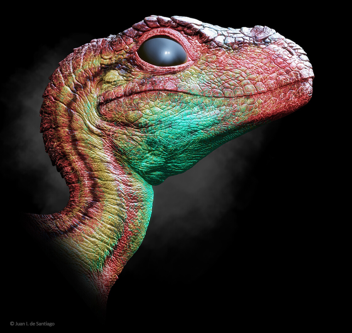 ArtStation - Creature Concept 6 ('Allosaurus hatchling')