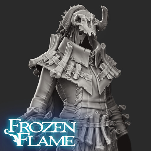 ArtStation - Frozen Flame — Bone armor
