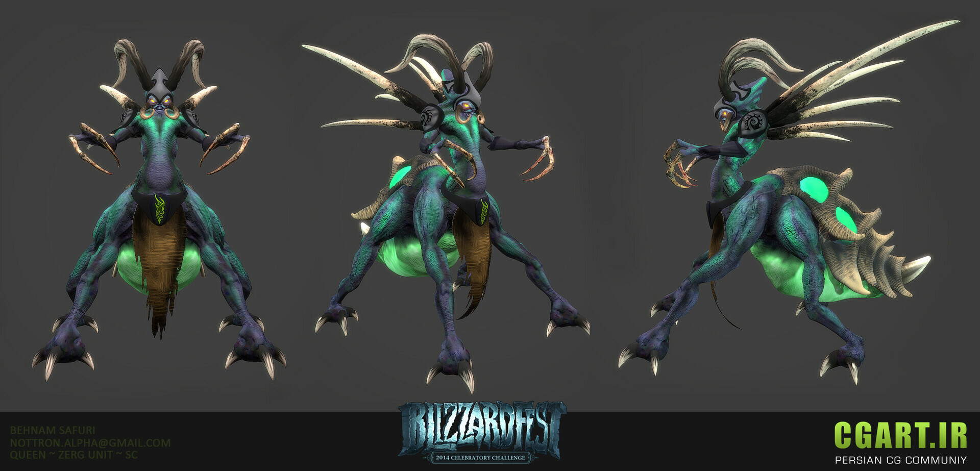 ArtStation - Queen Zerg Unit