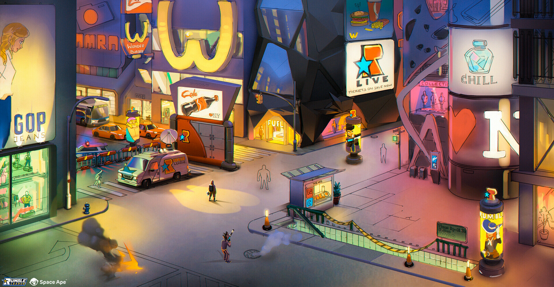 ArtStation - Rumble League - Visual Development