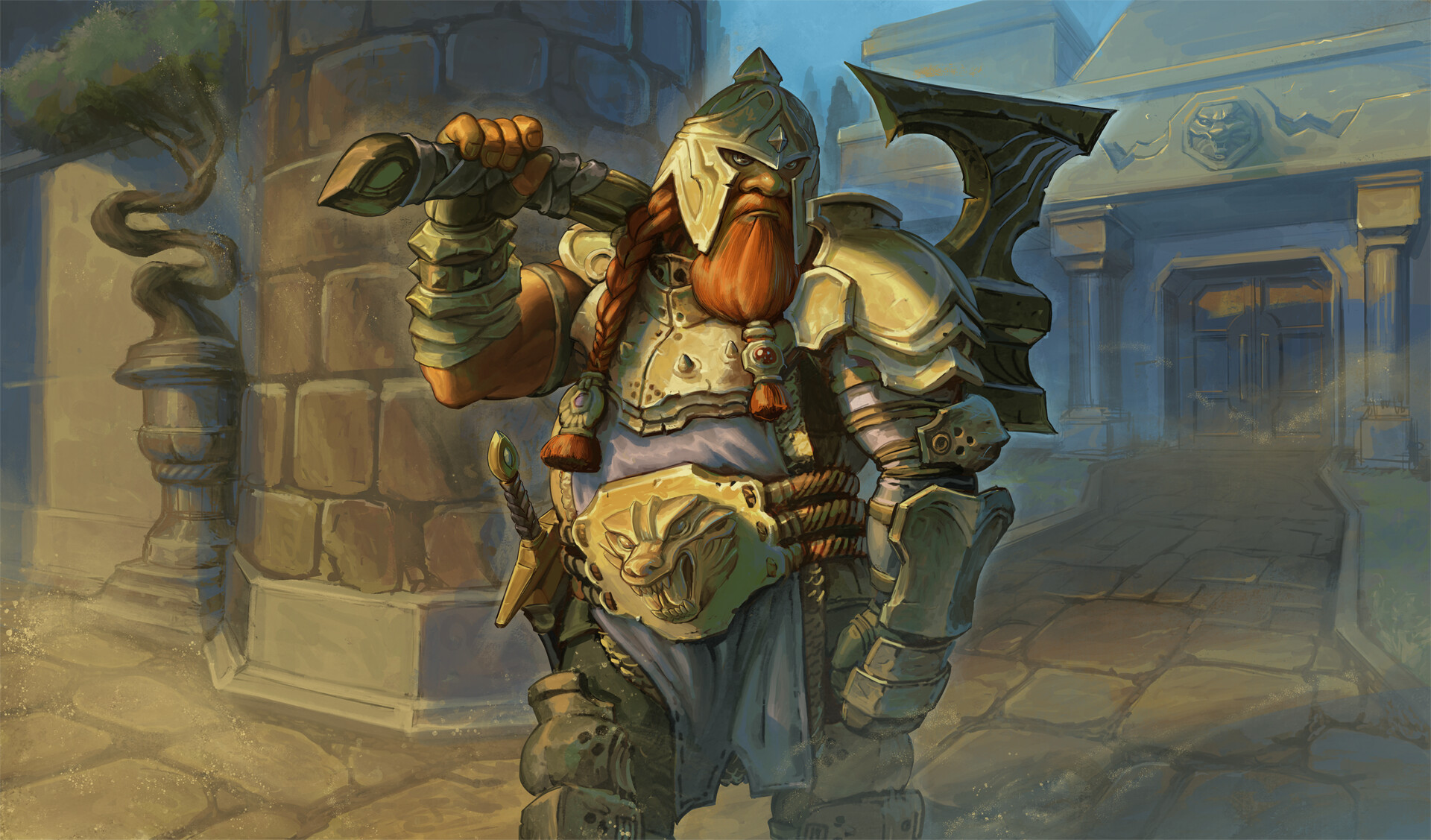 ArtStation - Dwarven Warrior