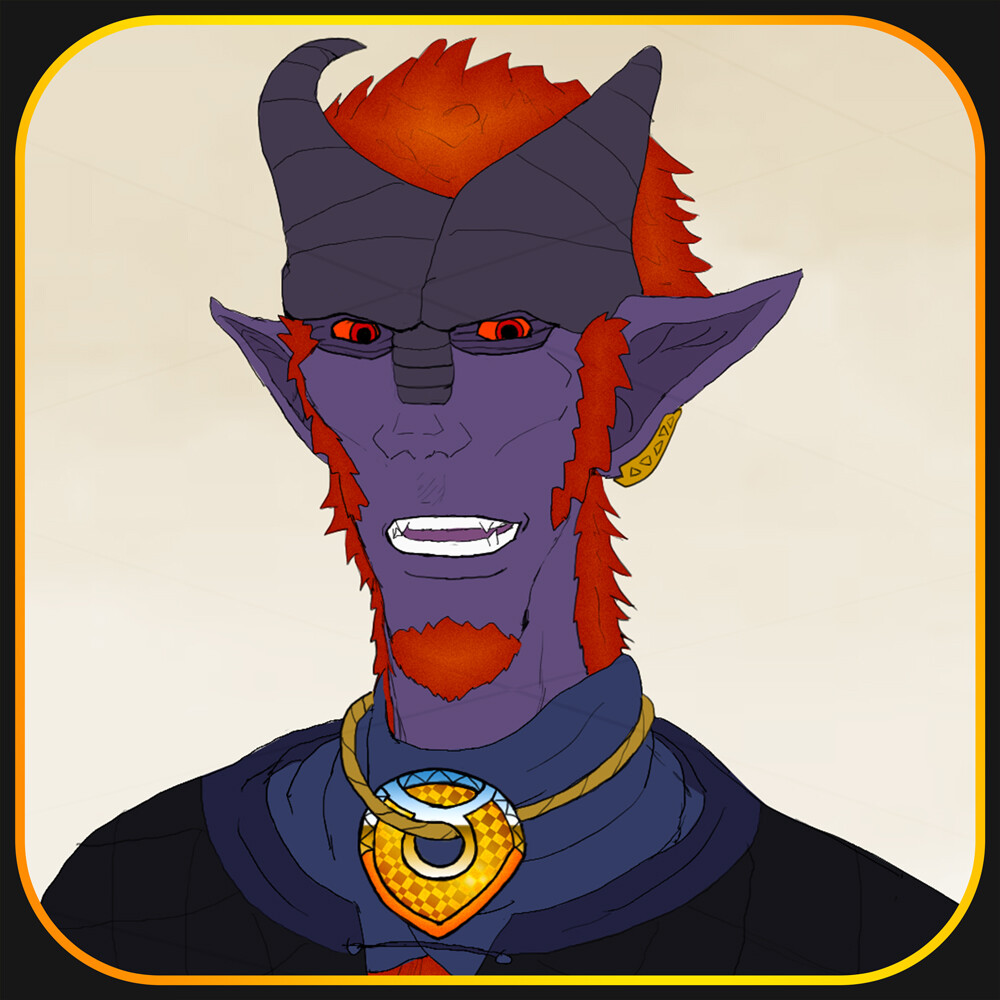 ArtStation - Valron, Patron Saint of Tieflings