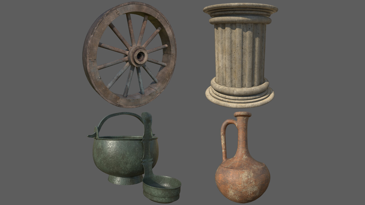 ArtStation - Ancient Roman Set