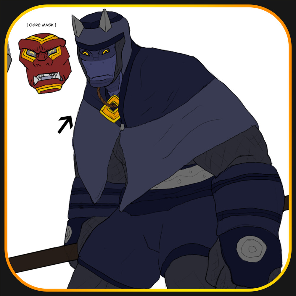 ArtStation - Pan'ku, Oni Shinobi