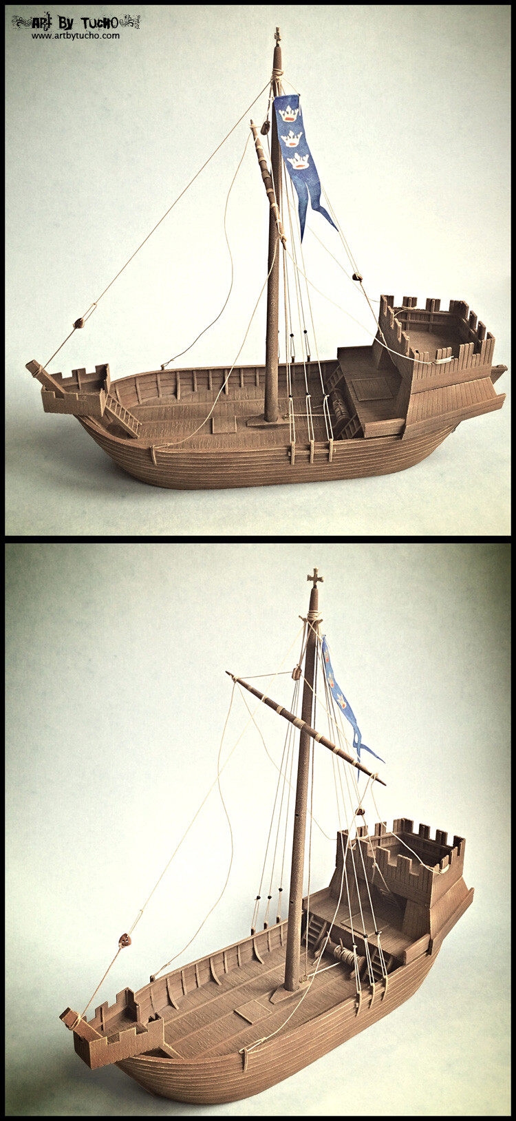 ArtStation - 1/72 Scale medieval ship models for 3D printing