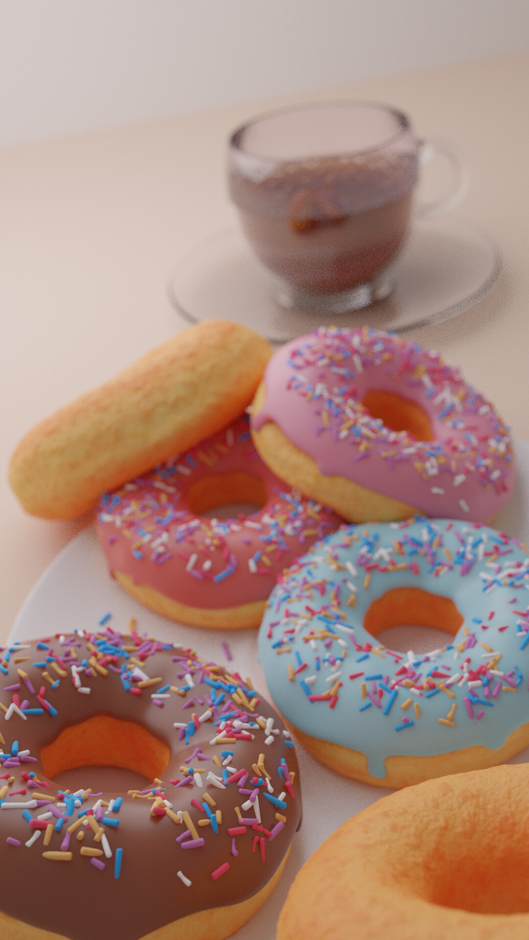 ArtStation - Morning morning_donut&coffee