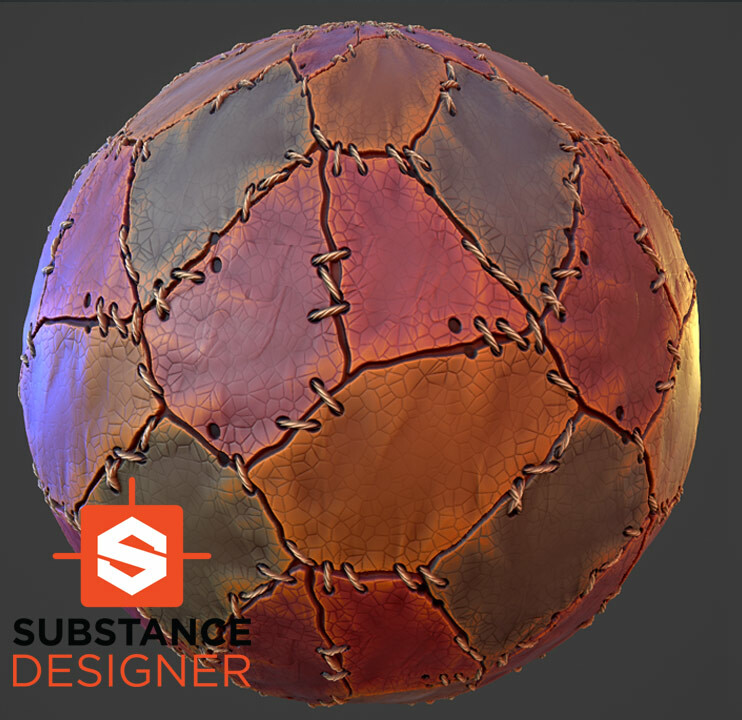 ArtStation - Stylized Stitched Cloth - Substance Designer
