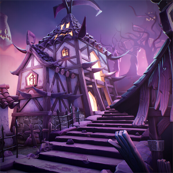 ArtStation - Halloween Town