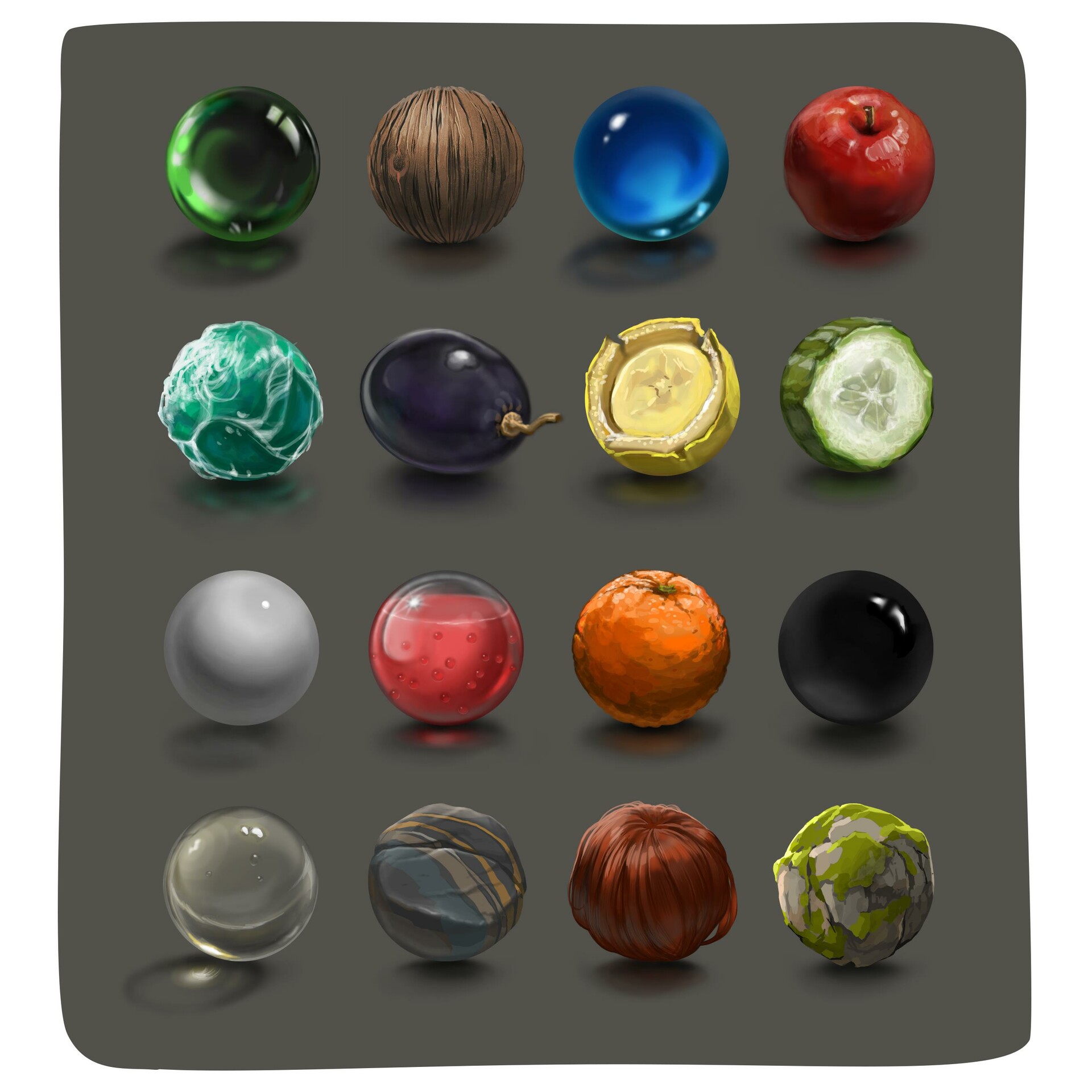 ArtStation - Texture balls