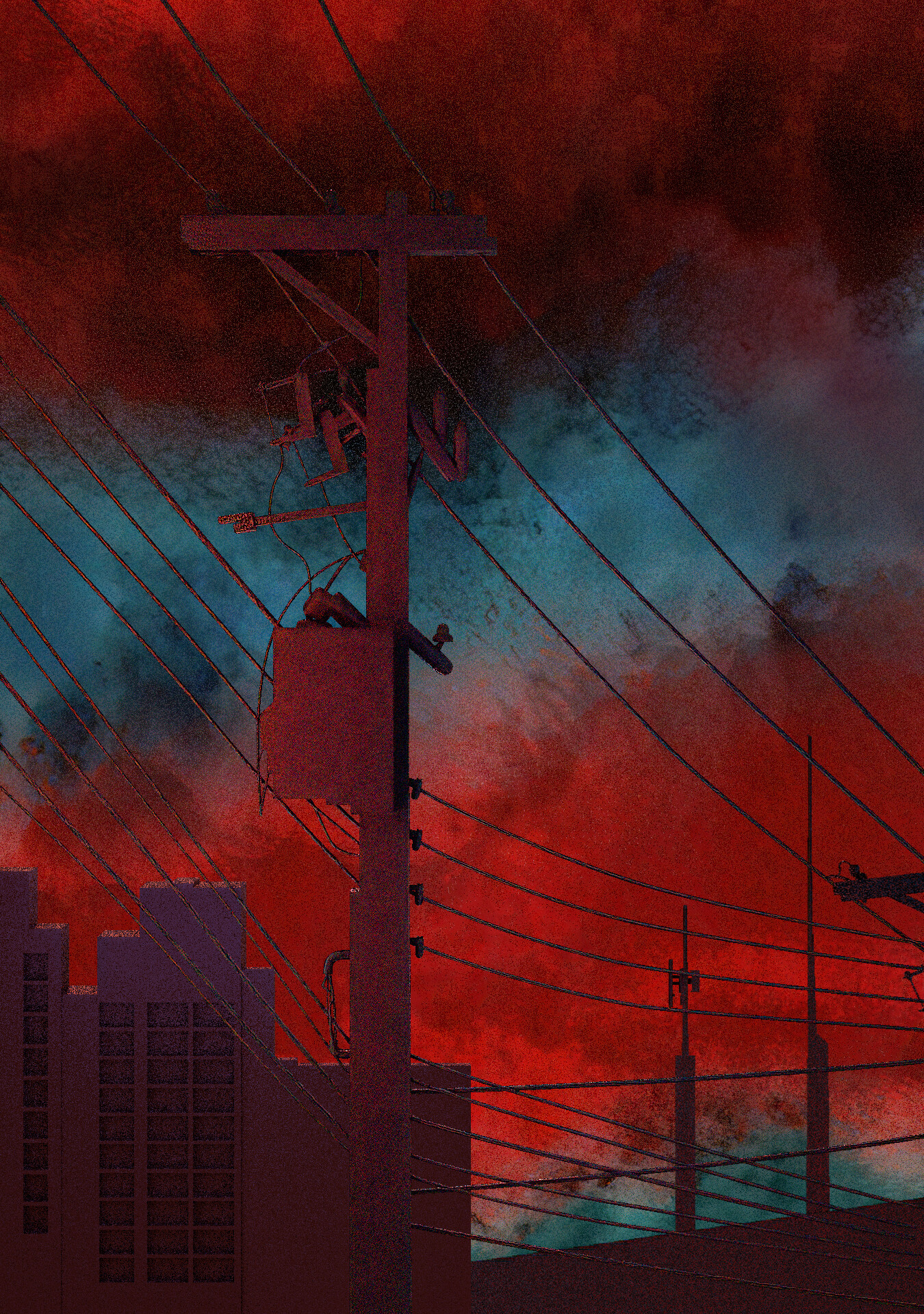 ArtStation - Red city